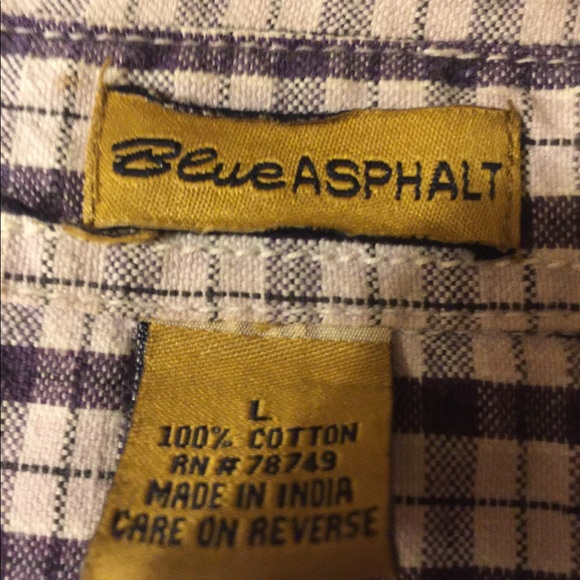 Blue Asphalt | Tops | Blue Asphalt Womens Snapdown Top Lg | Poshmark